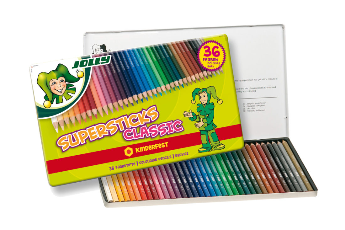 Buntstifte Supersticks Classic 36 Farben - perfekt für Kinder | JOLLY Buntstifte Supersticks Classic 36 Farben - perfekt für Kinder | JOLLY