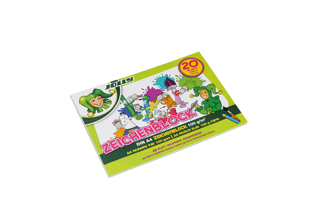 Zeichenpapier Zeichenblock A4 | JOLLY