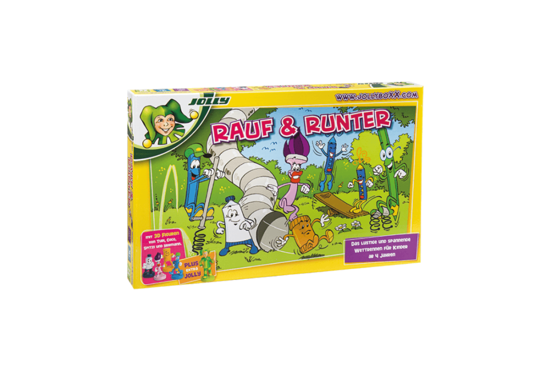 Brettspiel Rauf & Runter - spannender Spielspaß | JOLLY